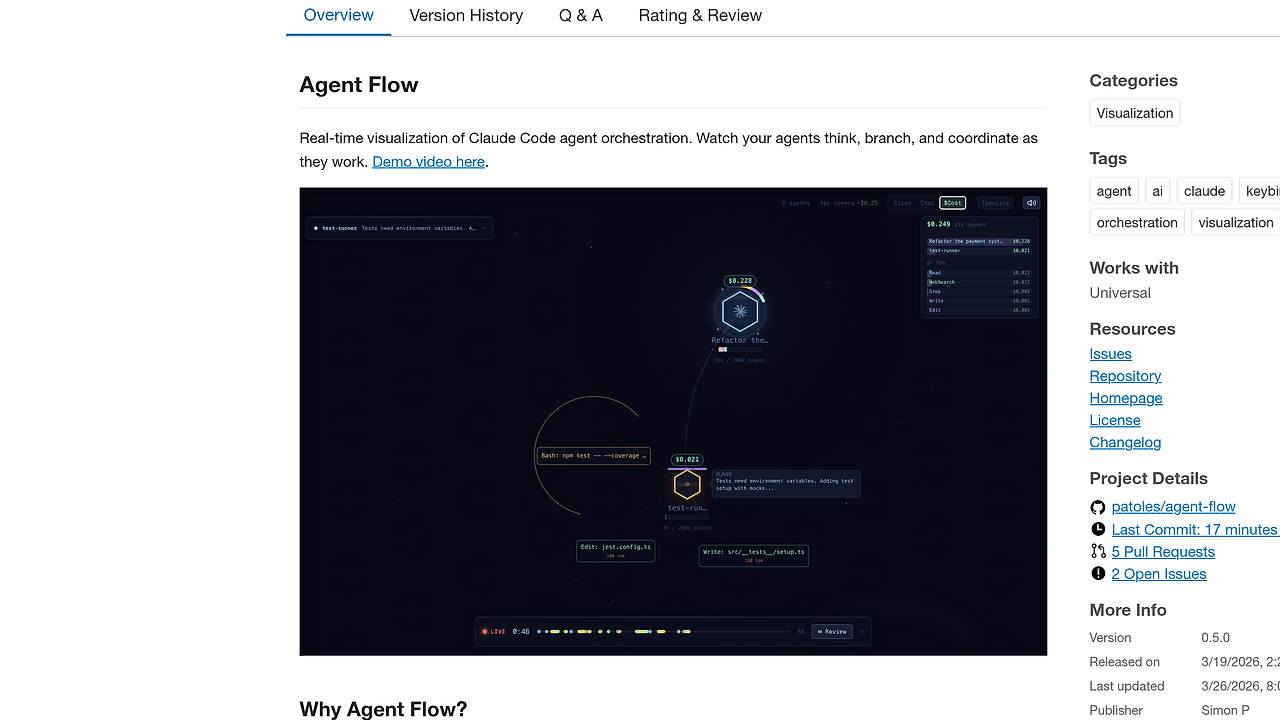 Agent Flow: Best AI Agent Visualizers for Claude Code Developers in 2026